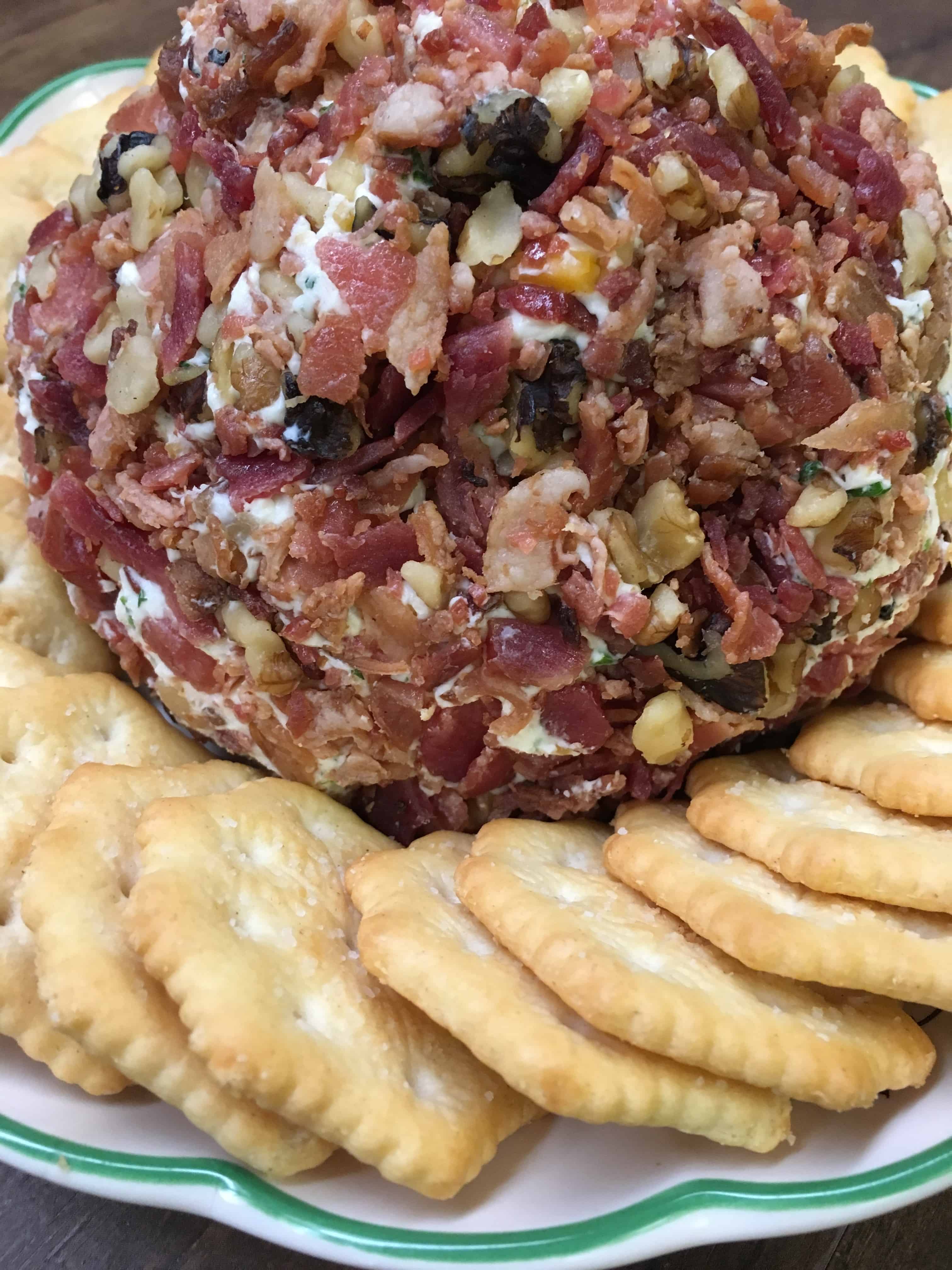 Walnut Bacon Ranch Cheese Ball - Back To My Southern Roots