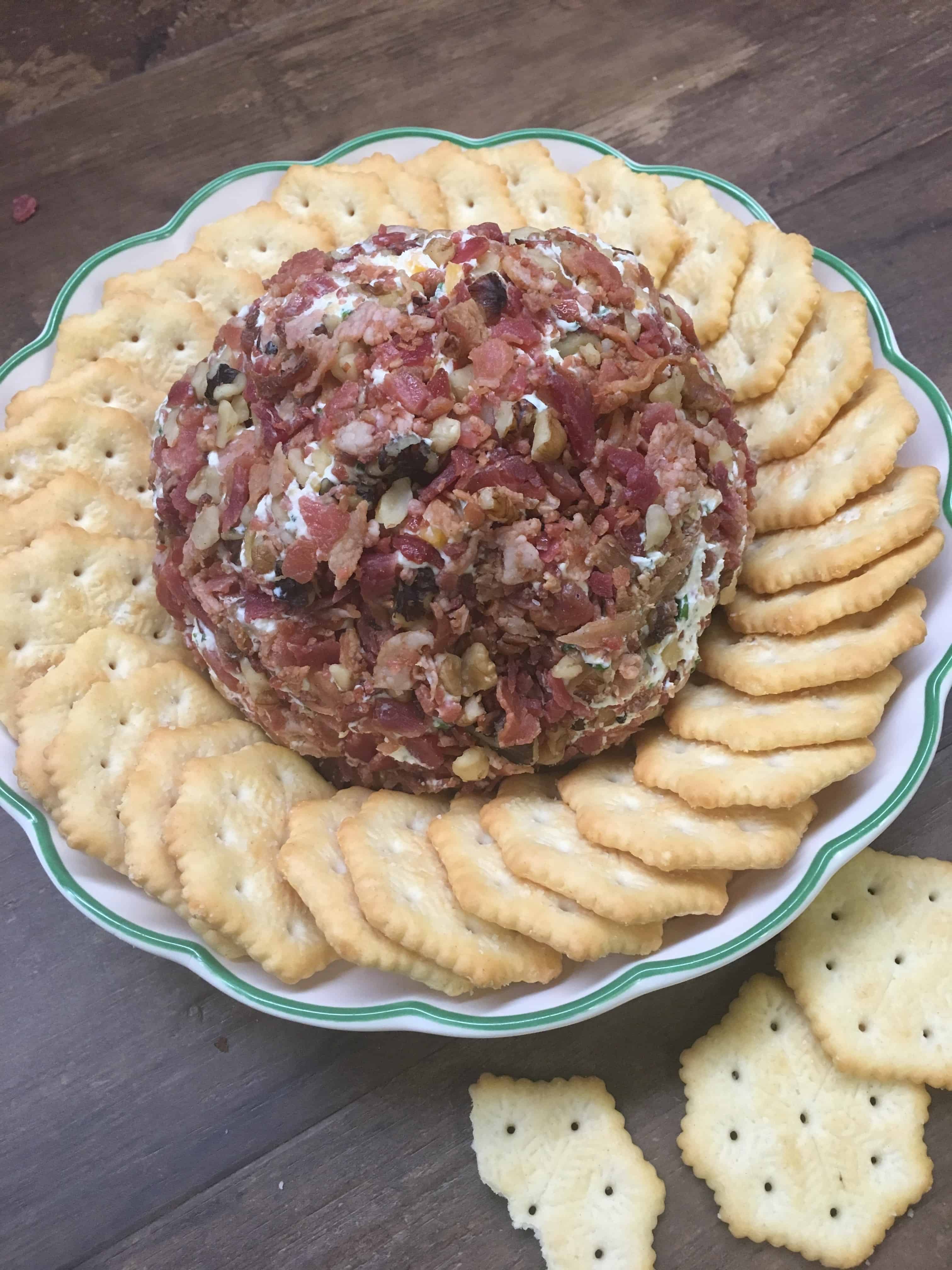 Walnut Bacon Ranch Cheese Ball - Back To My Southern Roots