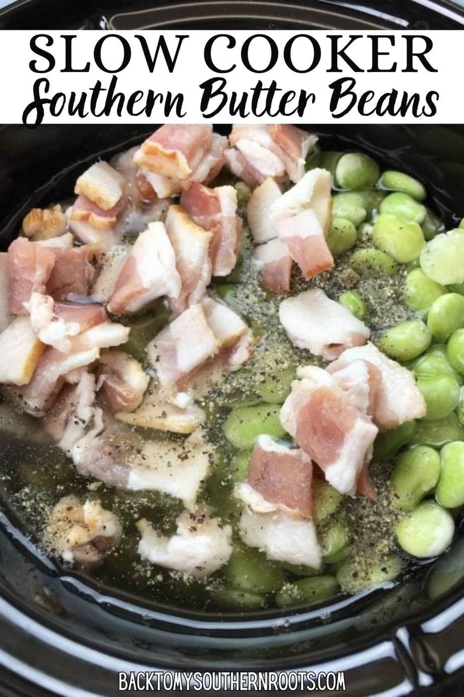 Southern Homemade Butter Beans - Back To My Southern Roots