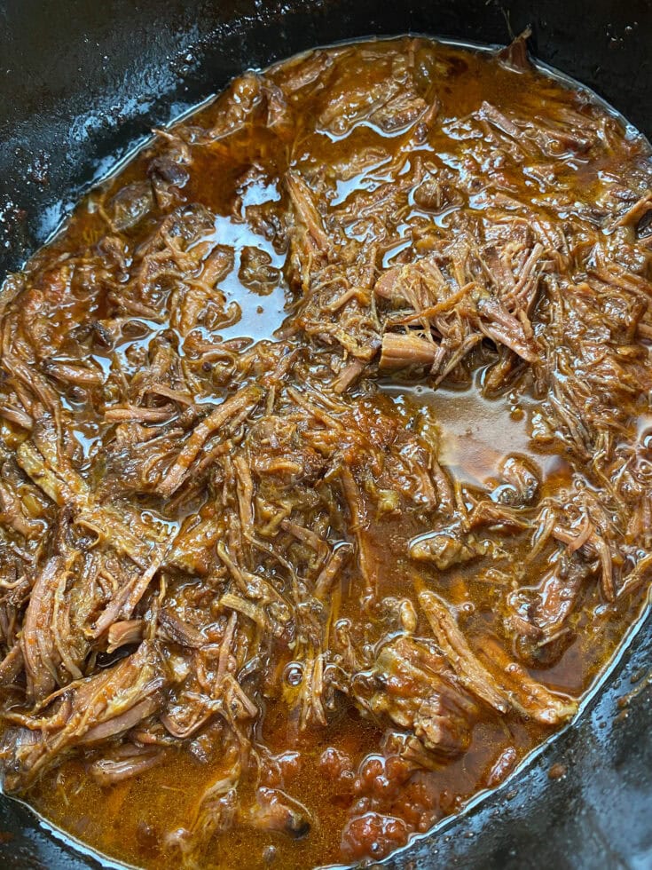 Slow Cooker BBQ Beef - Back To My Southern Roots