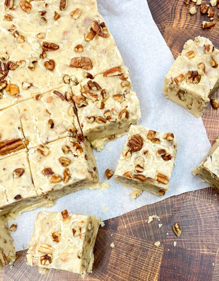 Butter Pecan Fudge Recipe - Back To My Southern Roots