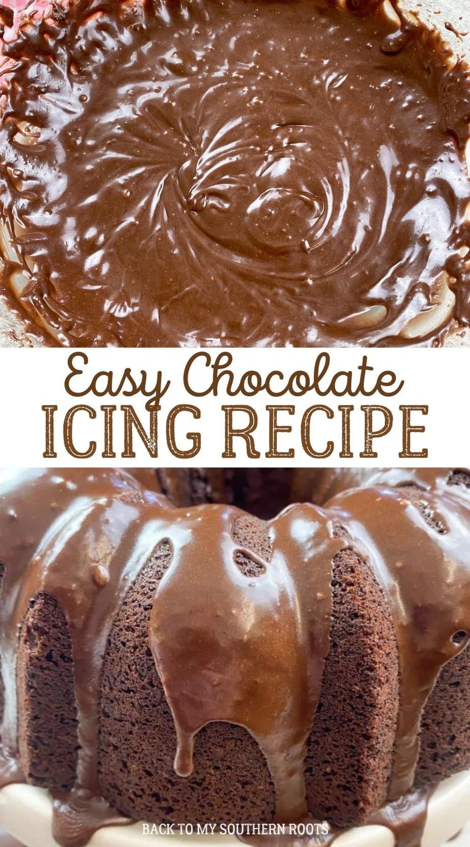 Basic Powdered Sugar Chocolate Icing Recipe - Back To My Southern Roots