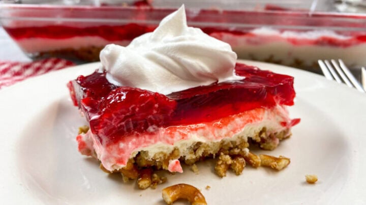 Raspberry Jello Salad - Back To My Southern Roots