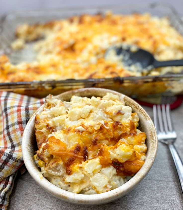 Easy Cheesy Potato Casserole - Back To My Southern Roots