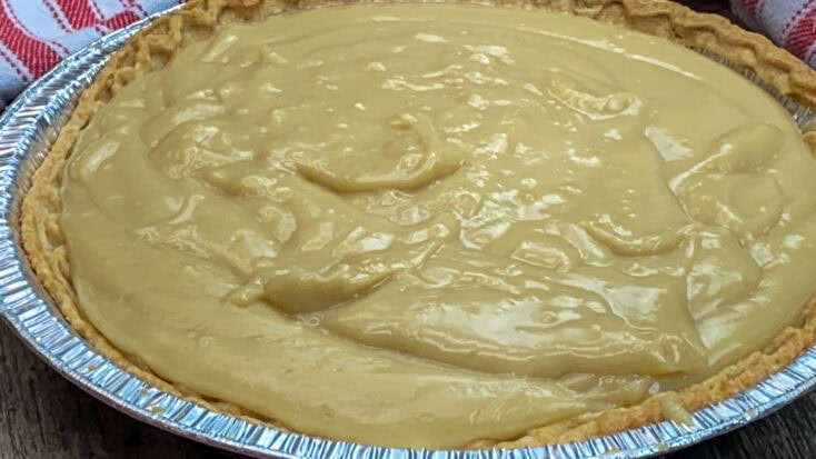 Creamy Homemade Butterscotch Pie - Back To My Southern Roots