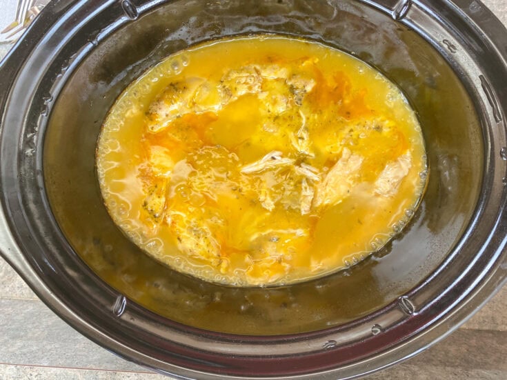 The Best Slow Cooker Cheesy Chicken Casserole - Back To My Southern Roots
