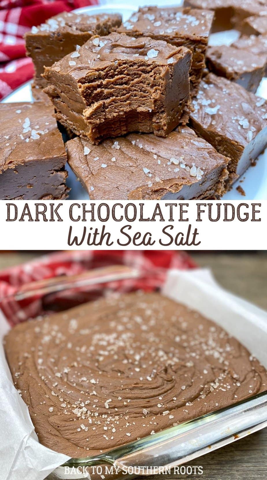 Dark Chocolate Fudge Recipe - Back To My Southern Roots