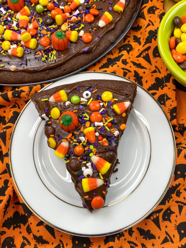 Chocolate Brownie Pizza Recipe - Back To My Southern Roots