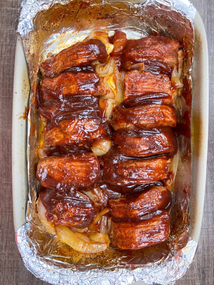 Easy Oven Baked Country Style Pork Ribs Recipe - Back To My Southern Roots