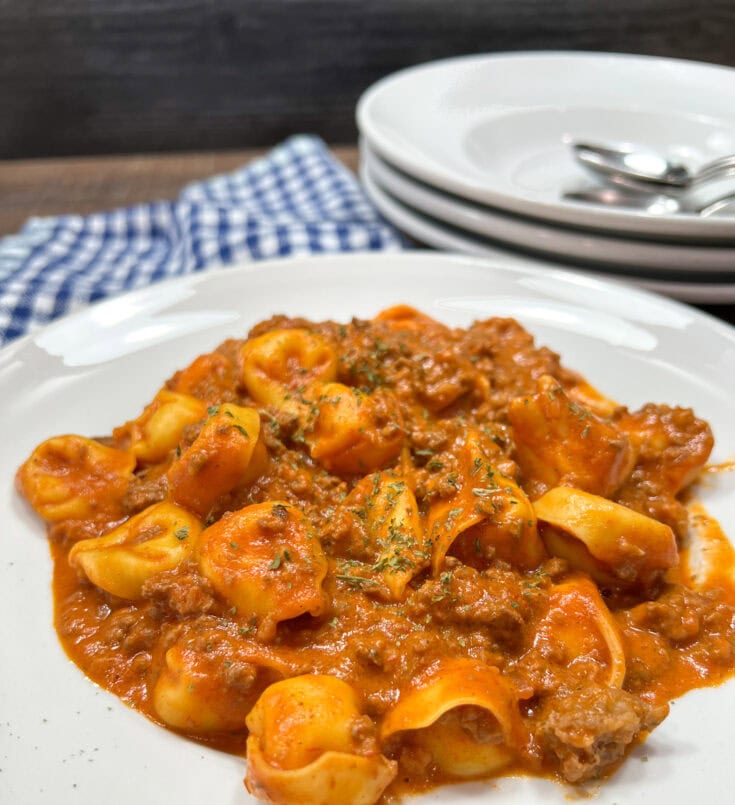 Slow Cooker Italian Tortellini Recipe - Back To My Southern Roots