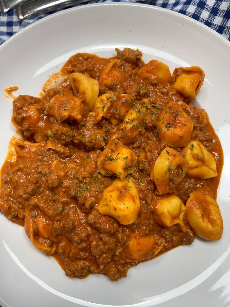 Slow Cooker Italian Tortellini Recipe - Back To My Southern Roots