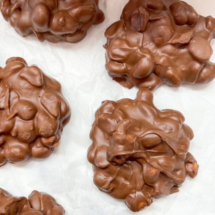 Easy Slow Cooker Peanut Clusters - Back To My Southern Roots