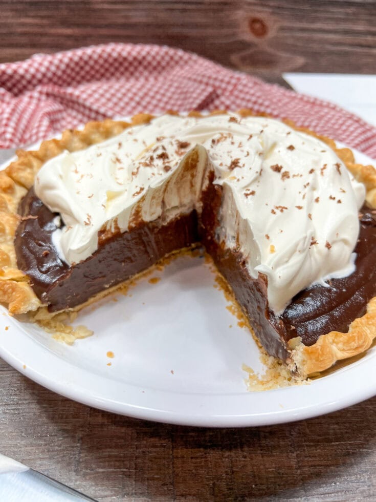 Homemade Chocolate Cream Pie Recipe - Back To My Southern Roots
