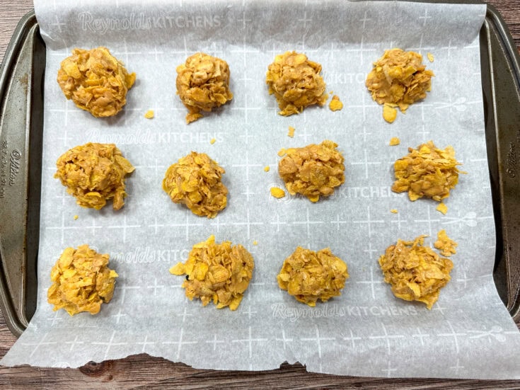 Easy No Bake Peanut Butter Corn Flake Cookie Recipe - Back To My ...