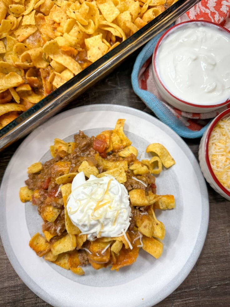 How To Make The Best Frito Pie With Ground Beef - Back To My Southern Roots