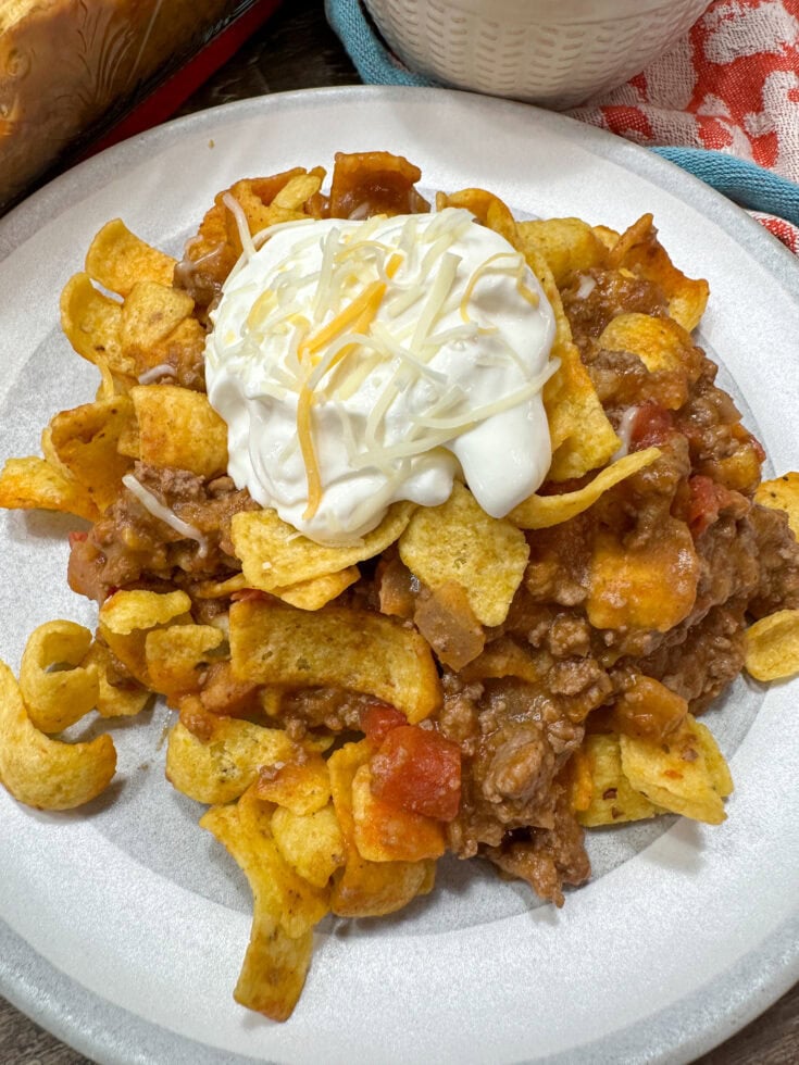 How To Make The Best Frito Pie With Ground Beef - Back To My Southern Roots