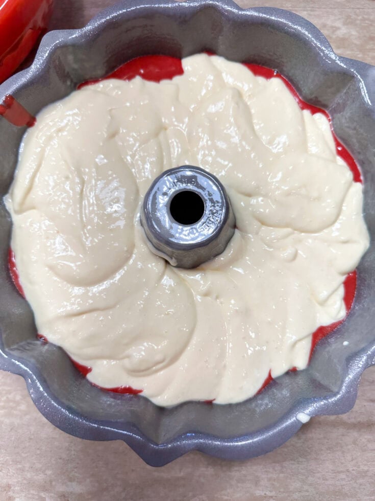 Red Velvet Pound Cake With Cream Cheese Filling - Back To My Southern Roots