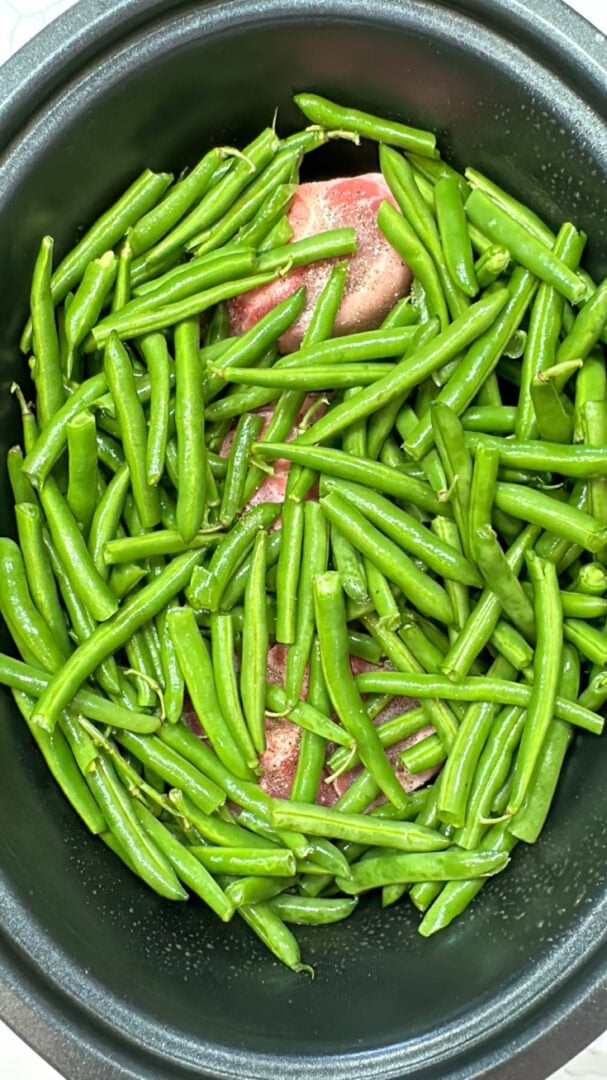 Crock Pot Southern Green Beans And Ham Hock - Back To My Southern Roots
