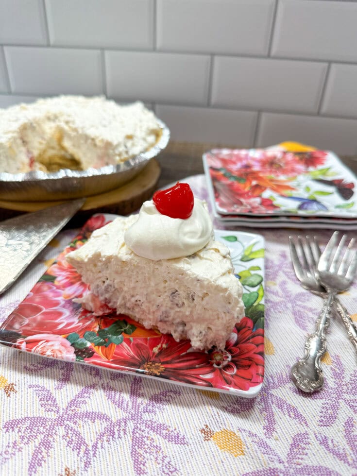 Easy And Classic No Bake Millionaire Pie Recipe - Back To My Southern Roots