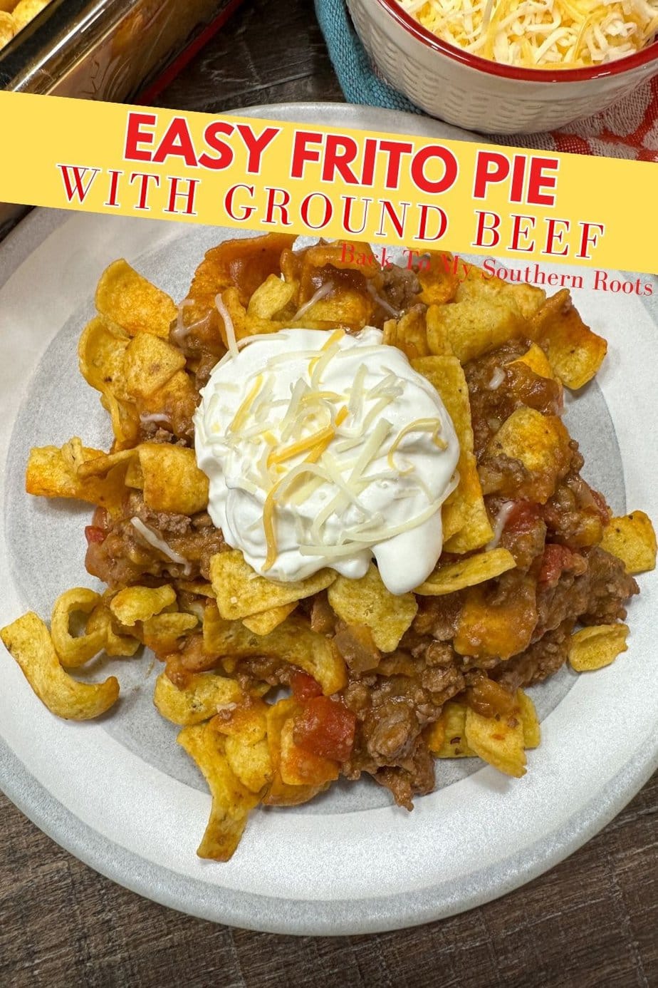 How To Make The Best Frito Pie Recipe With Ground Beef - Back To My ...