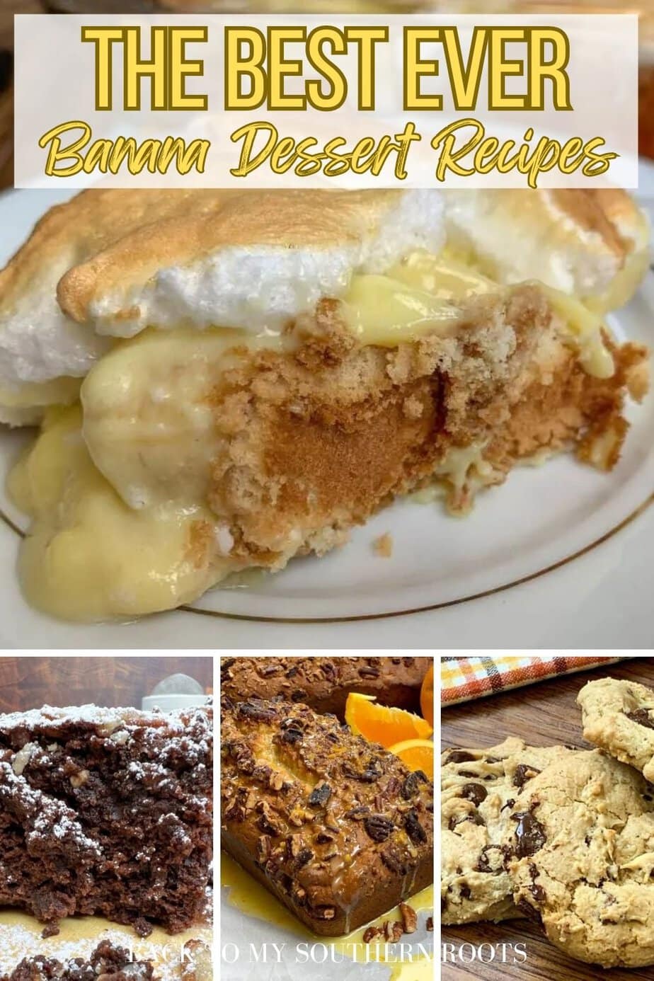 The Best Ever Banana Dessert Recipes You'll Ever Make - Back To My ...