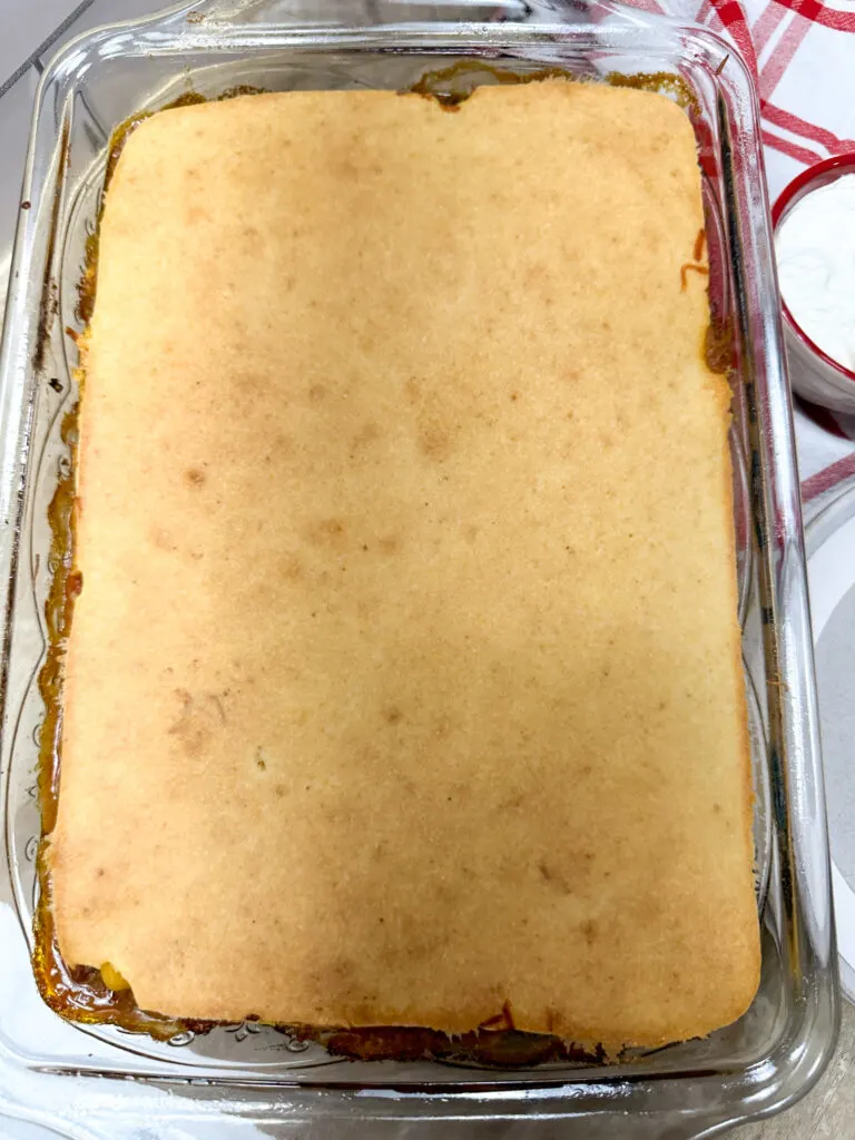 Easy Mexican Cornbread Casserole With Ground Beef - Back To My Southern ...