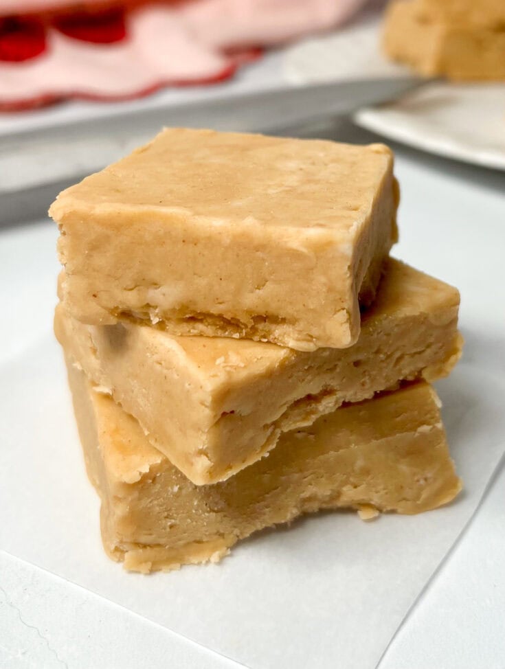 Four Ingredient Microwave Peanut Butter Fudge - Back To My Southern Roots
