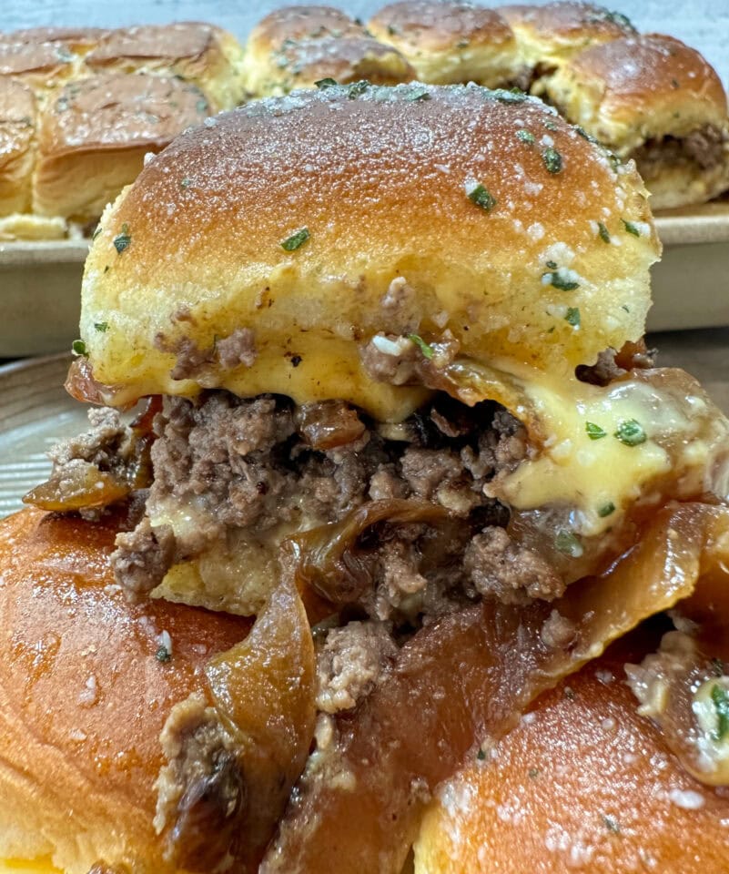 How To Make Easy Ground Beef Sliders in Under One Hour - Back To My ...