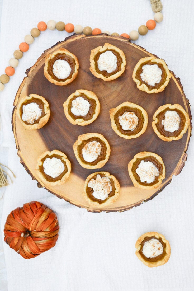 Easy Homemade Mini Pumpkin Pies - Back To My Southern Roots