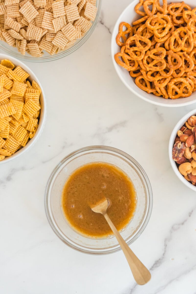 Savory Slow Cooker Chex Mix Recipe - Back To My Southern Roots
