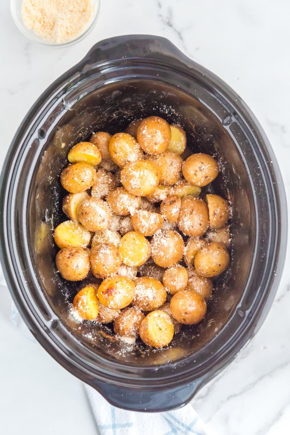 Slow Cooker Baby Potatoes - Back To My Southern Roots