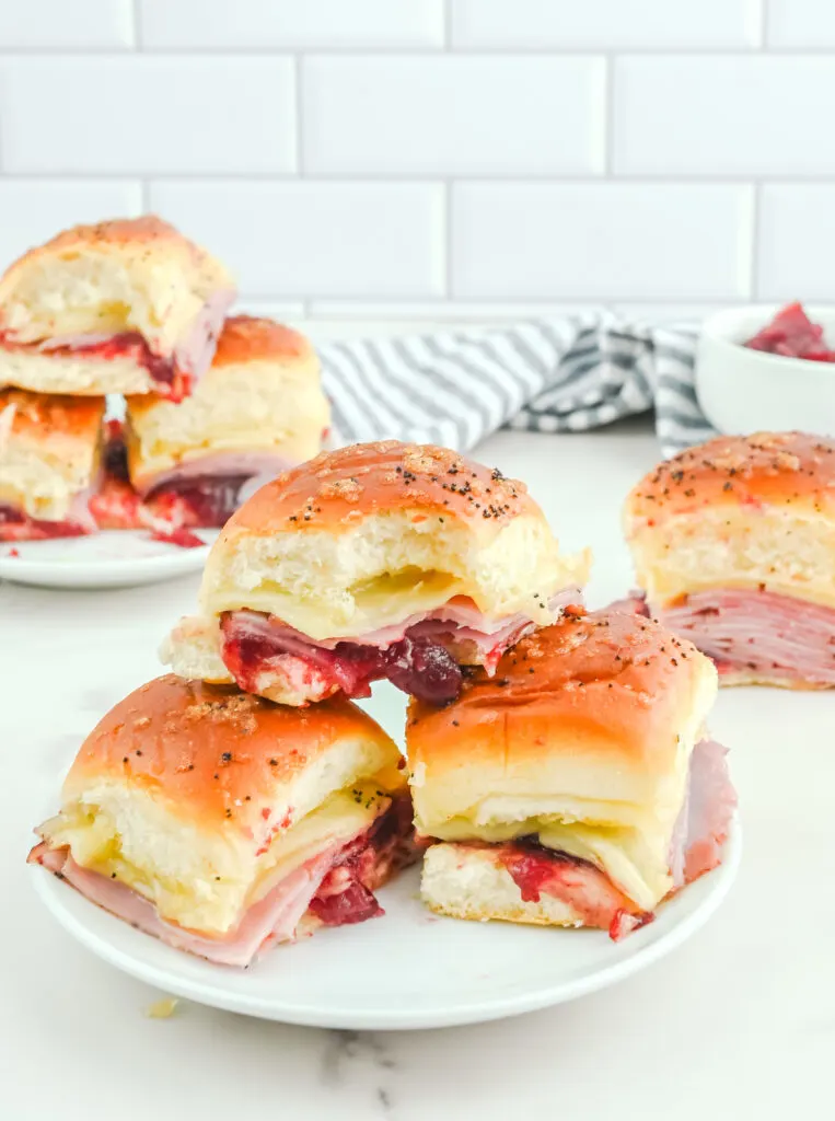Ham and Cranberry Sliders