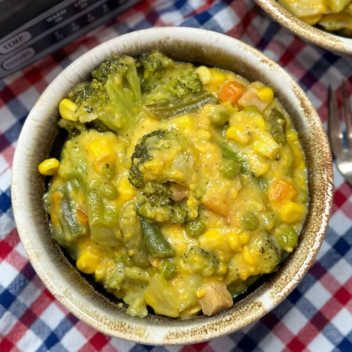 Slow Cooker Vegetable Casserole - Back To My Southern Roots