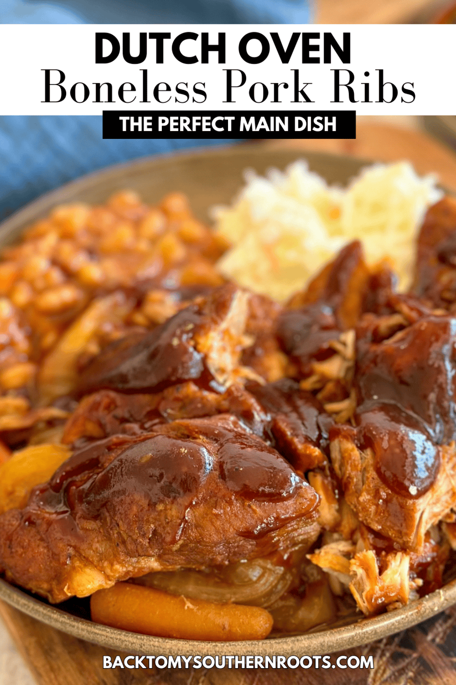 Dutch Oven Boneless Pork Ribs - Back To My Southern Roots