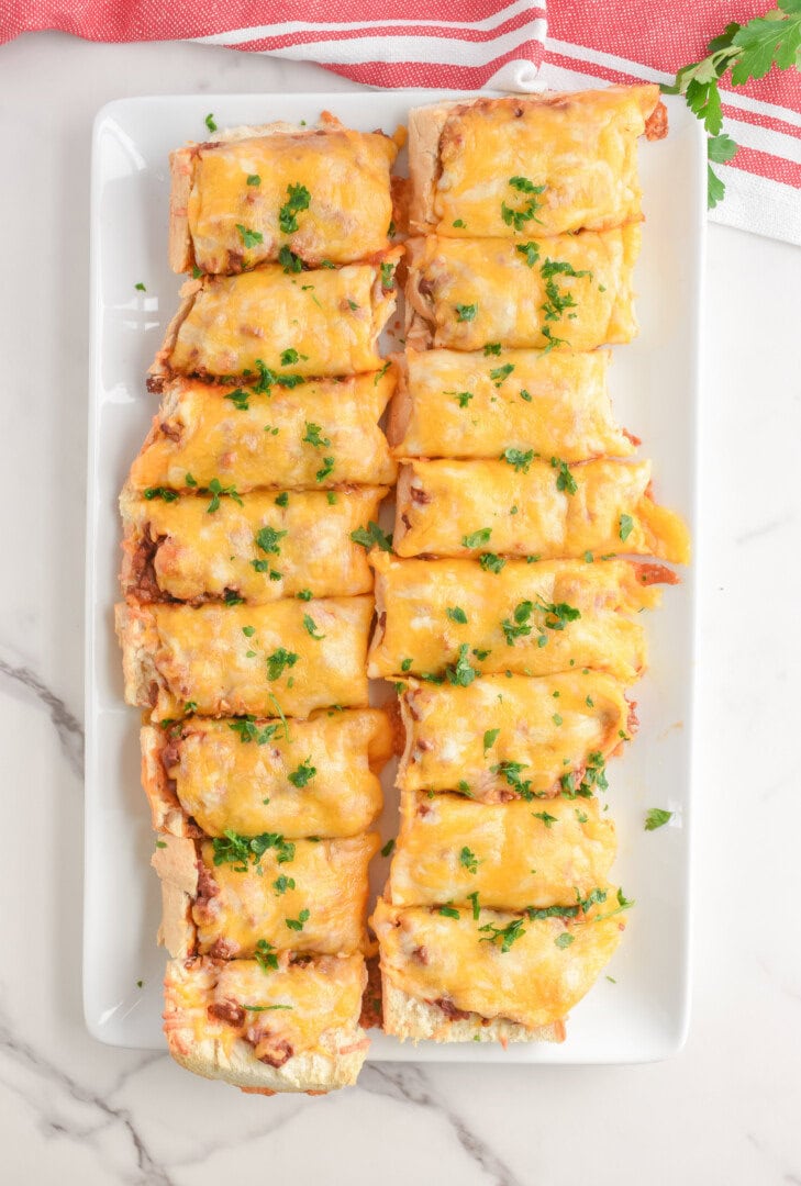 Sloppy Joe French Bread - Back To My Southern Roots