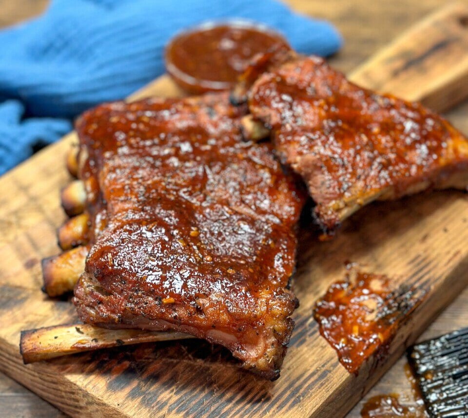 Grilled BBQ Pork Ribs - Back To My Southern Roots