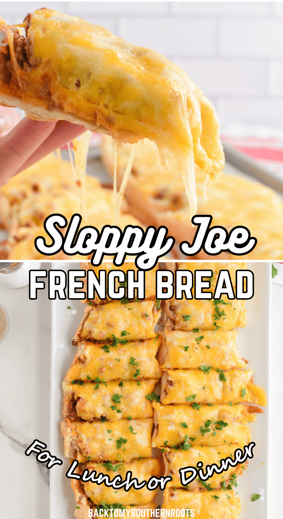 Sloppy Joe French Bread - Back To My Southern Roots