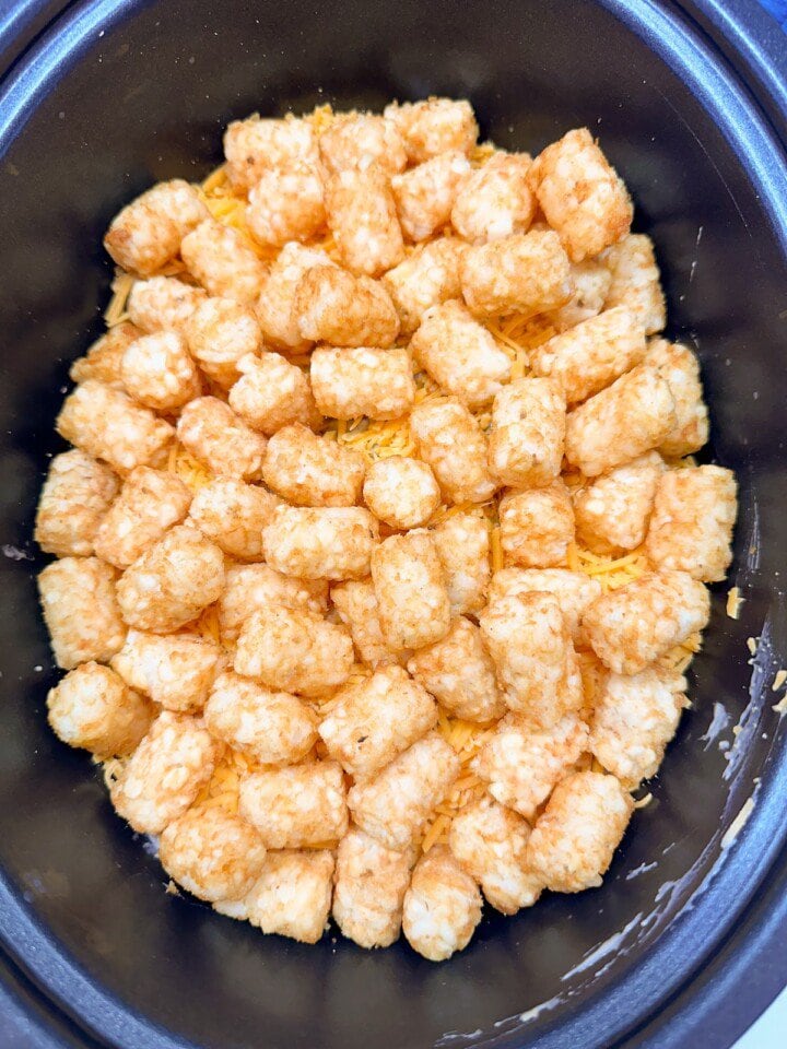 Crock Pot Tater Tot Casserole - Back To My Southern Roots