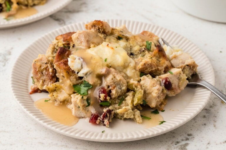 Leftover Turkey and Stuffing Casserole - Back To My Southern Roots