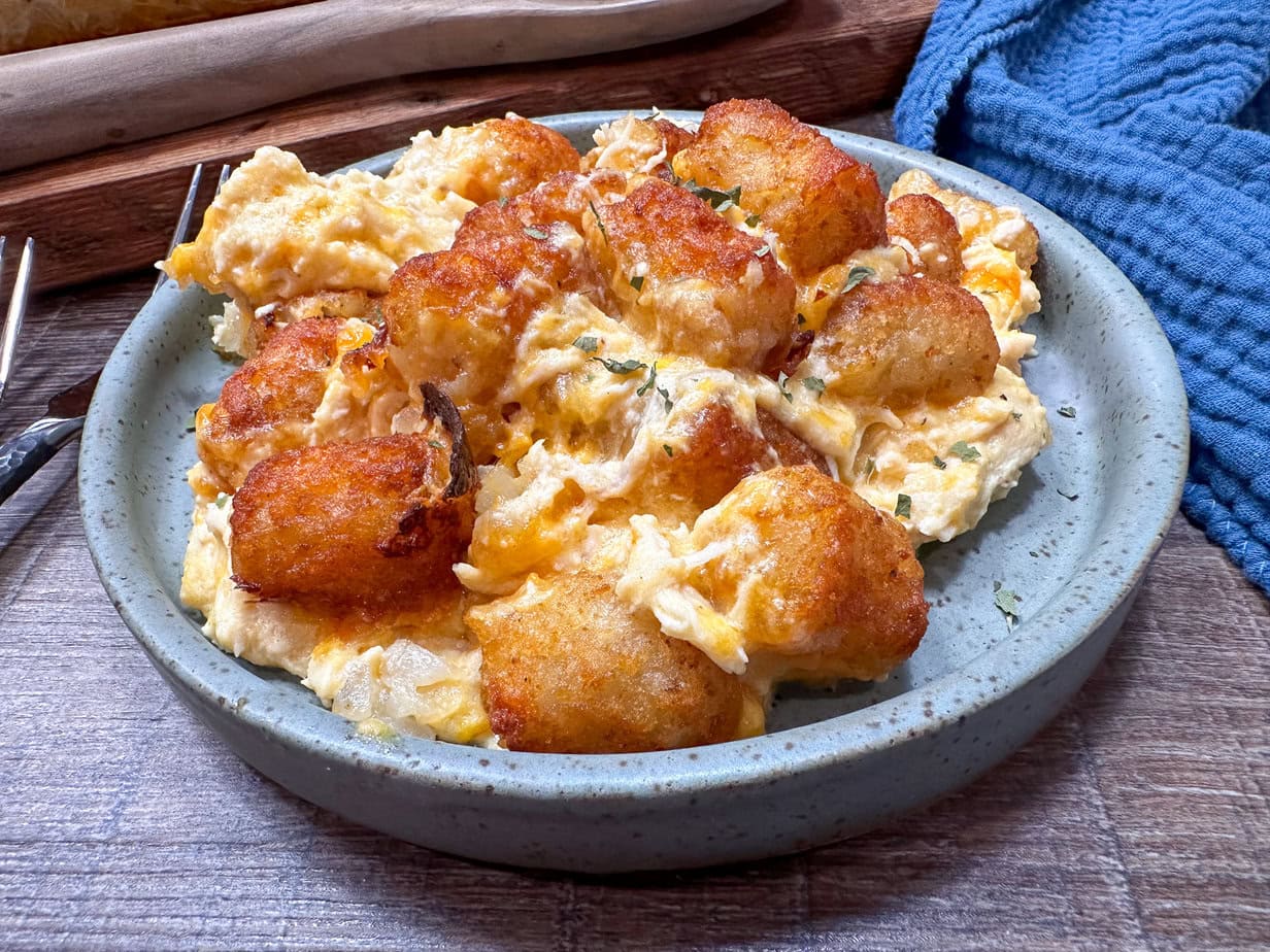 Chicken Tater Tot Casserole - Back To My Southern Roots