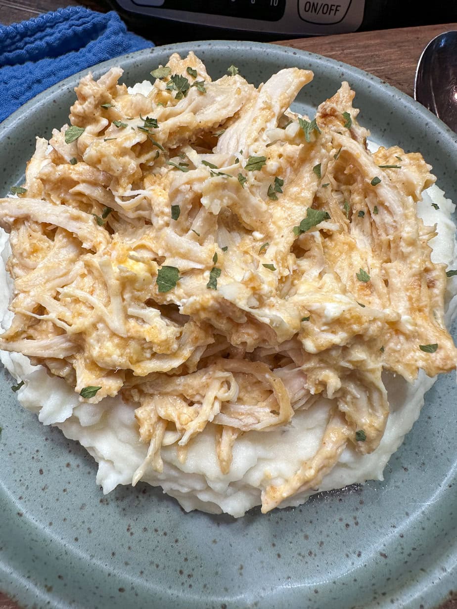 4-Ingredient Slow Cooker Sour Cream Chicken - Back To My Southern Roots