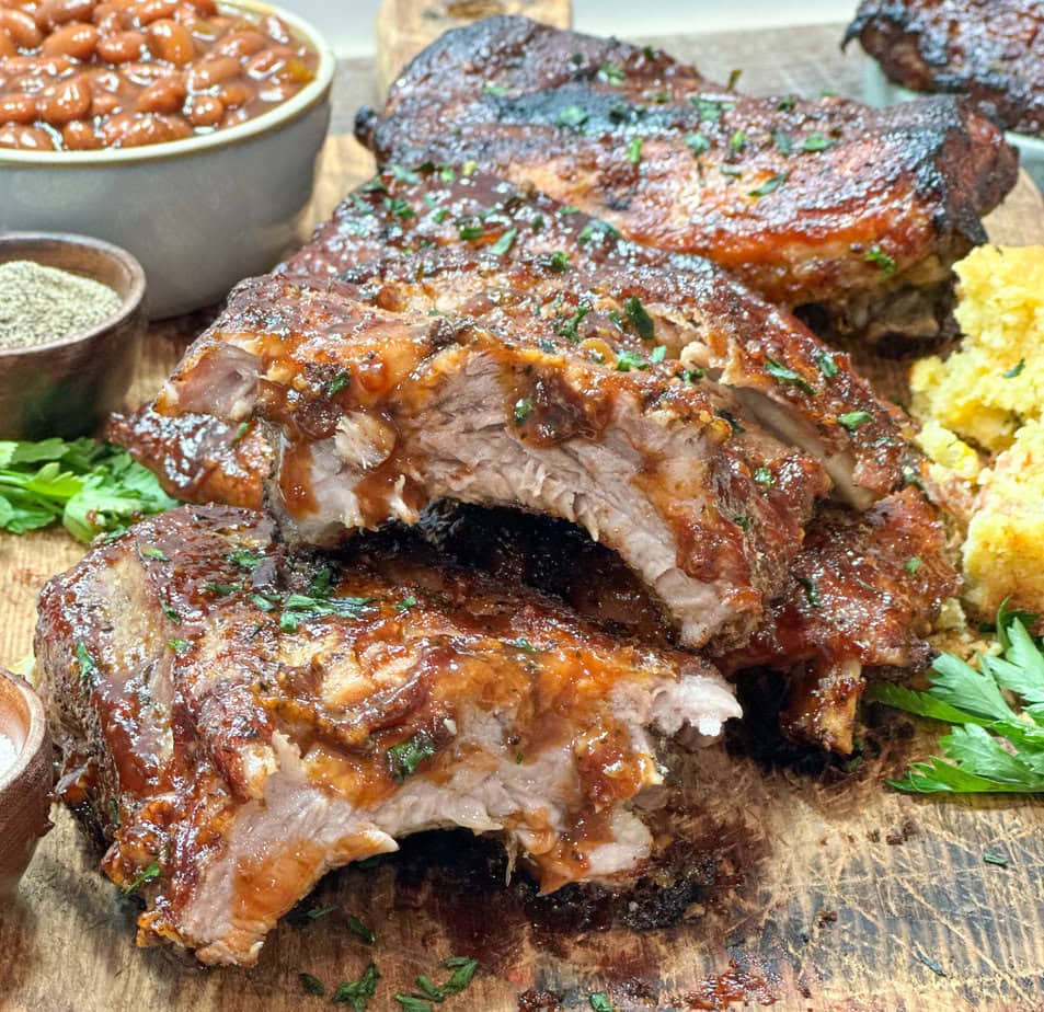 Oven Baked Sticky Pork Ribs - Back To My Southern Roots