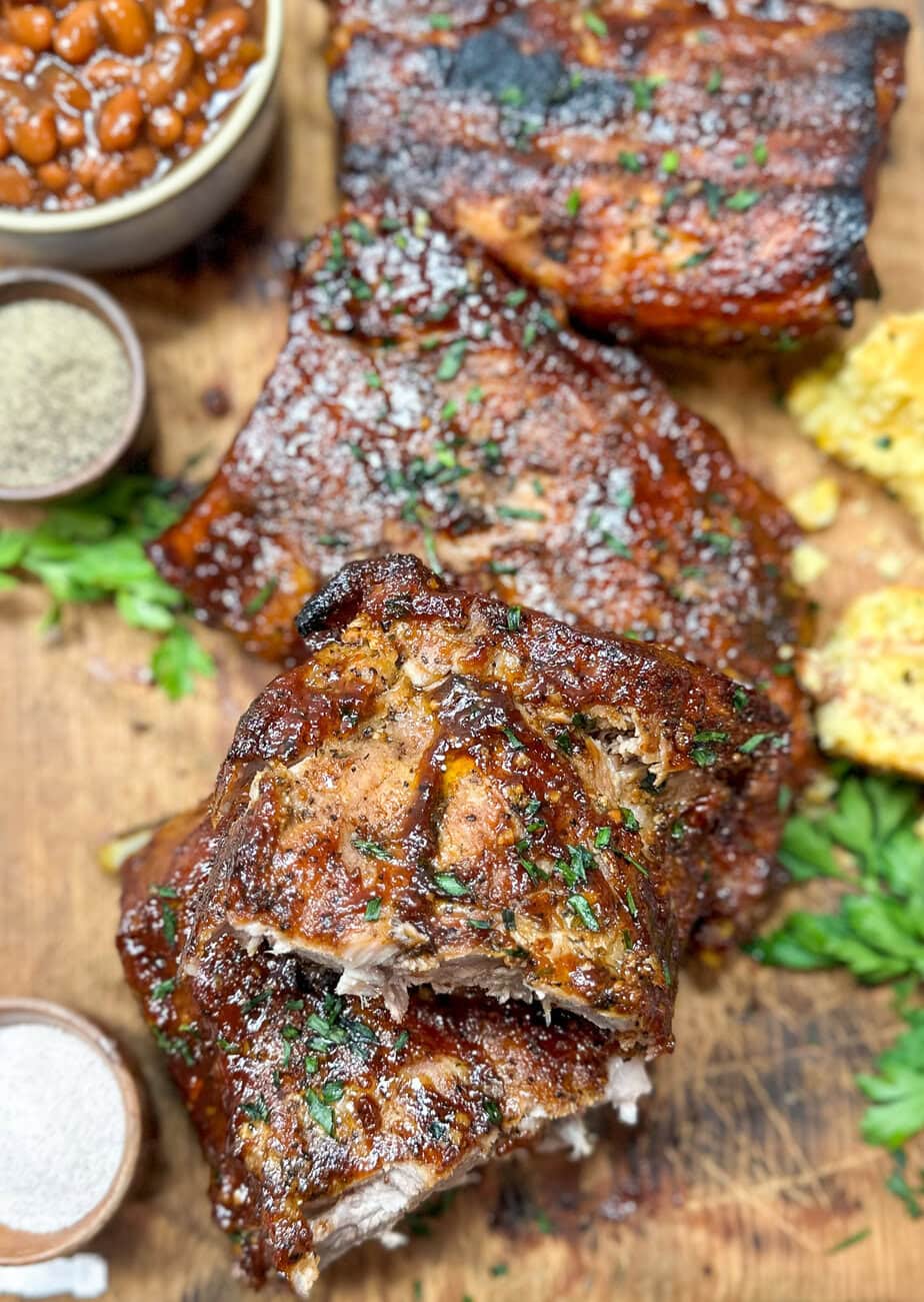 Oven Baked Sticky Pork Ribs - Back To My Southern Roots
