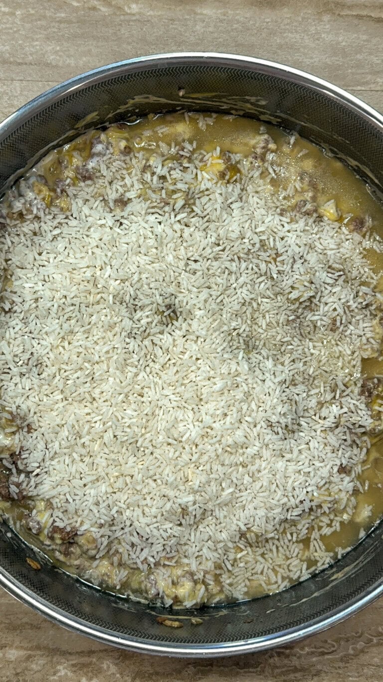 Ground Beef and Rice Casserole - Back To My Southern Roots