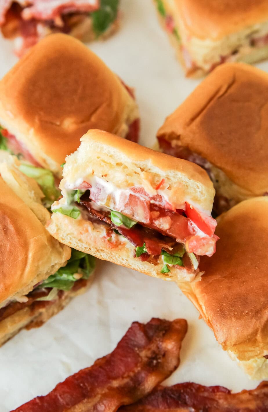 BLT Sliders With Hawaiian Bread - Back To My Southern Roots