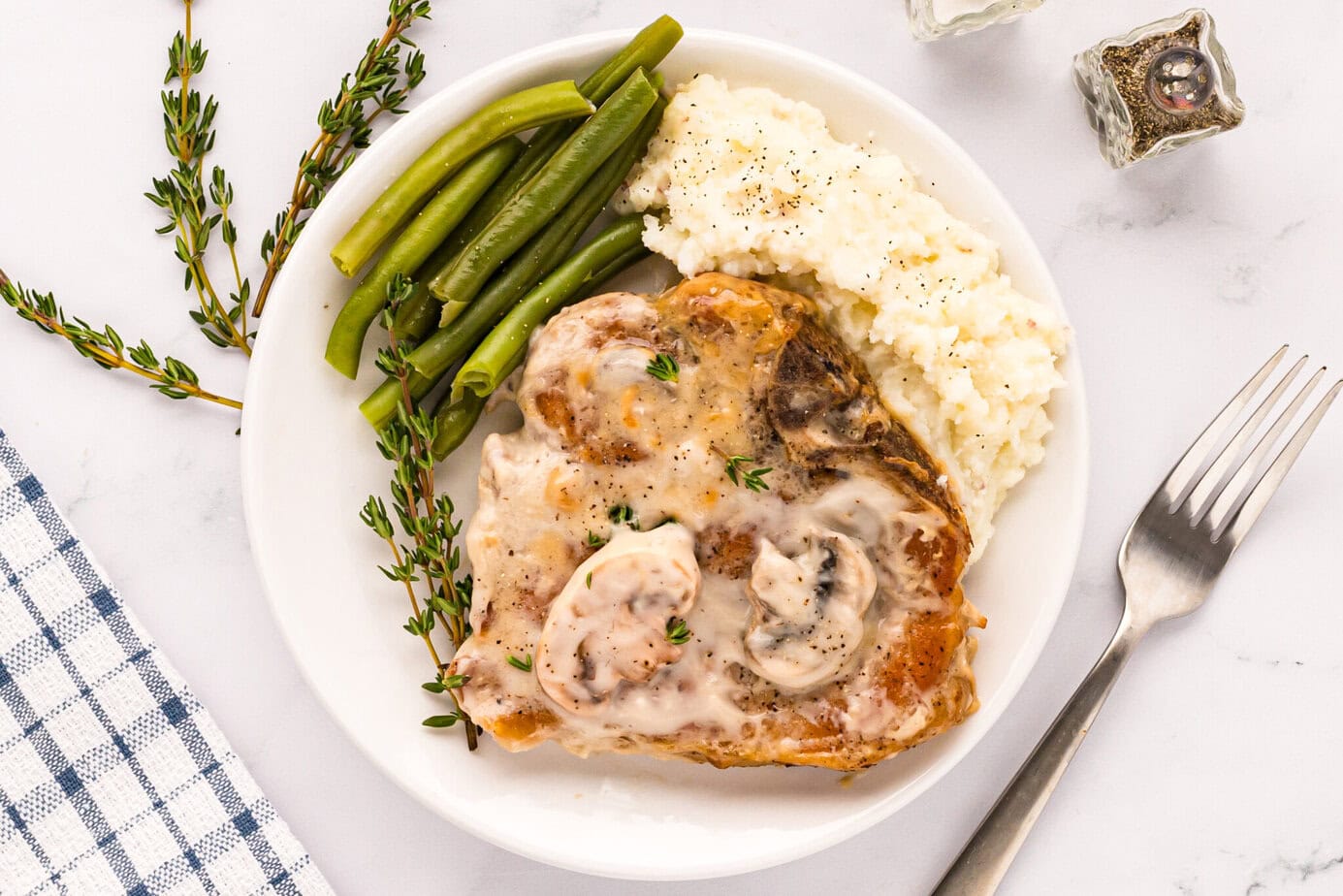 Pork Chops With Cream Of Mushroom Soup - Back To My Southern Roots