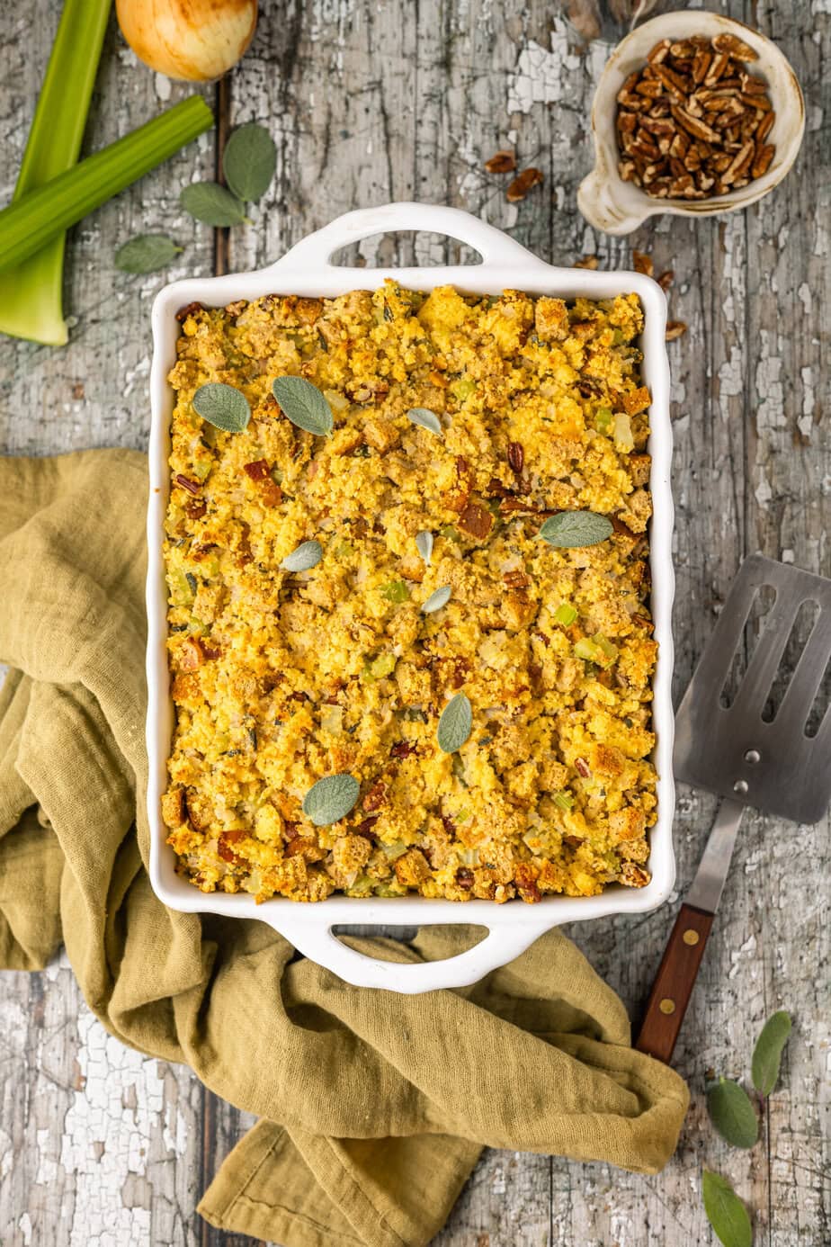 Southern Cornbread Dressing Recipe - Back To My Southern Roots