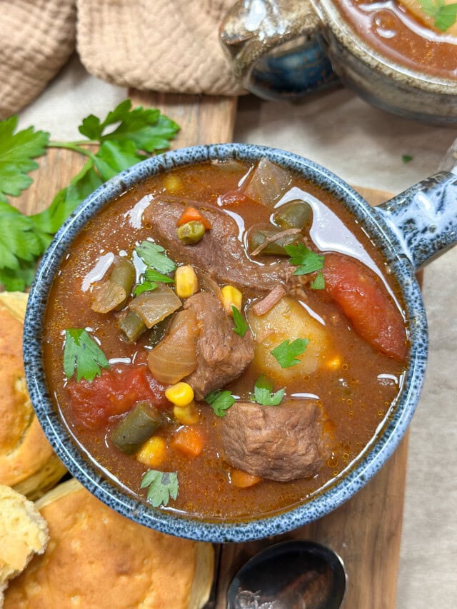 Slow Cooker Beef Stew - Back To My Southern Roots