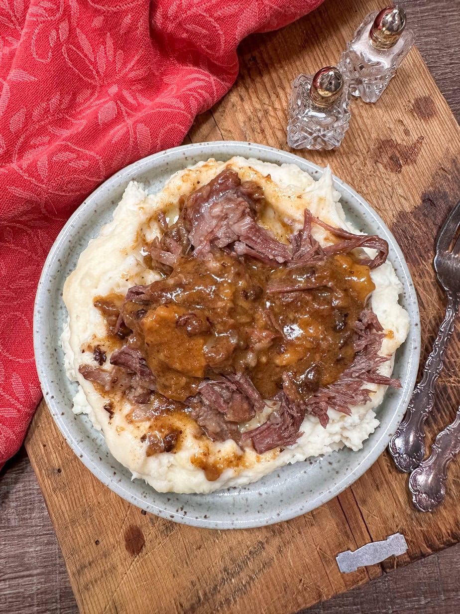 Crock Pot Chuck Roast with Ginger Ale - Back To My Southern Roots