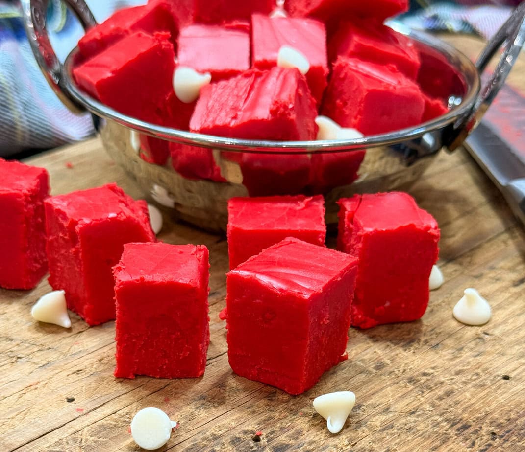 Red Velvet Fudge - Back To My Southern Roots